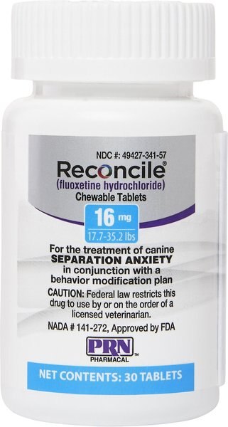 RECONCILE (fluoxetine hydrochloride) Tablets for Dogs, 16-mg, 60 ...