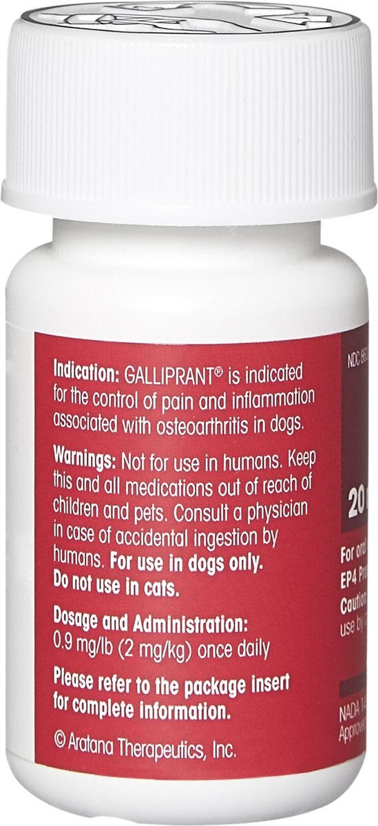 GALLIPRANT (grapiprant) Tablets for Dogs, 20-mg, 30 tablets - Chewy.com