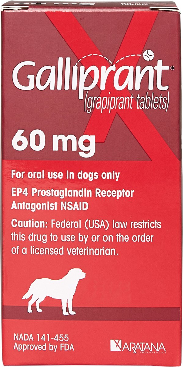 GALLIPRANT (grapiprant) Tablets for Dogs, 60-mg, 60 tablets - Chewy.com