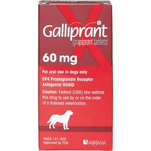 GALLIPRANT (grapiprant) Tablets for Dogs, 60-mg, 60 tablets - Chewy.com