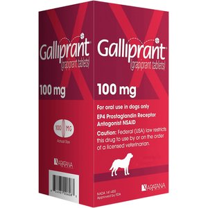 GALLIPRANT (grapiprant) Tablets for Dogs, 100-mg, 60 tablets - Chewy.com