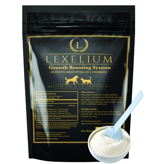 LEXELIUM Growth Boosting System Dog & Cat Supplement, 7-oz bag - Chewy.com