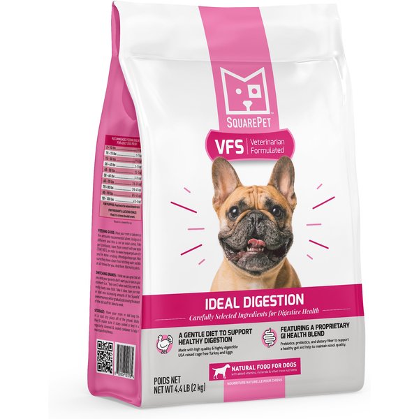 SQUAREPET VFS Ideal Digestion Dry Dog Food, 4.4-lb bag - Chewy.com
