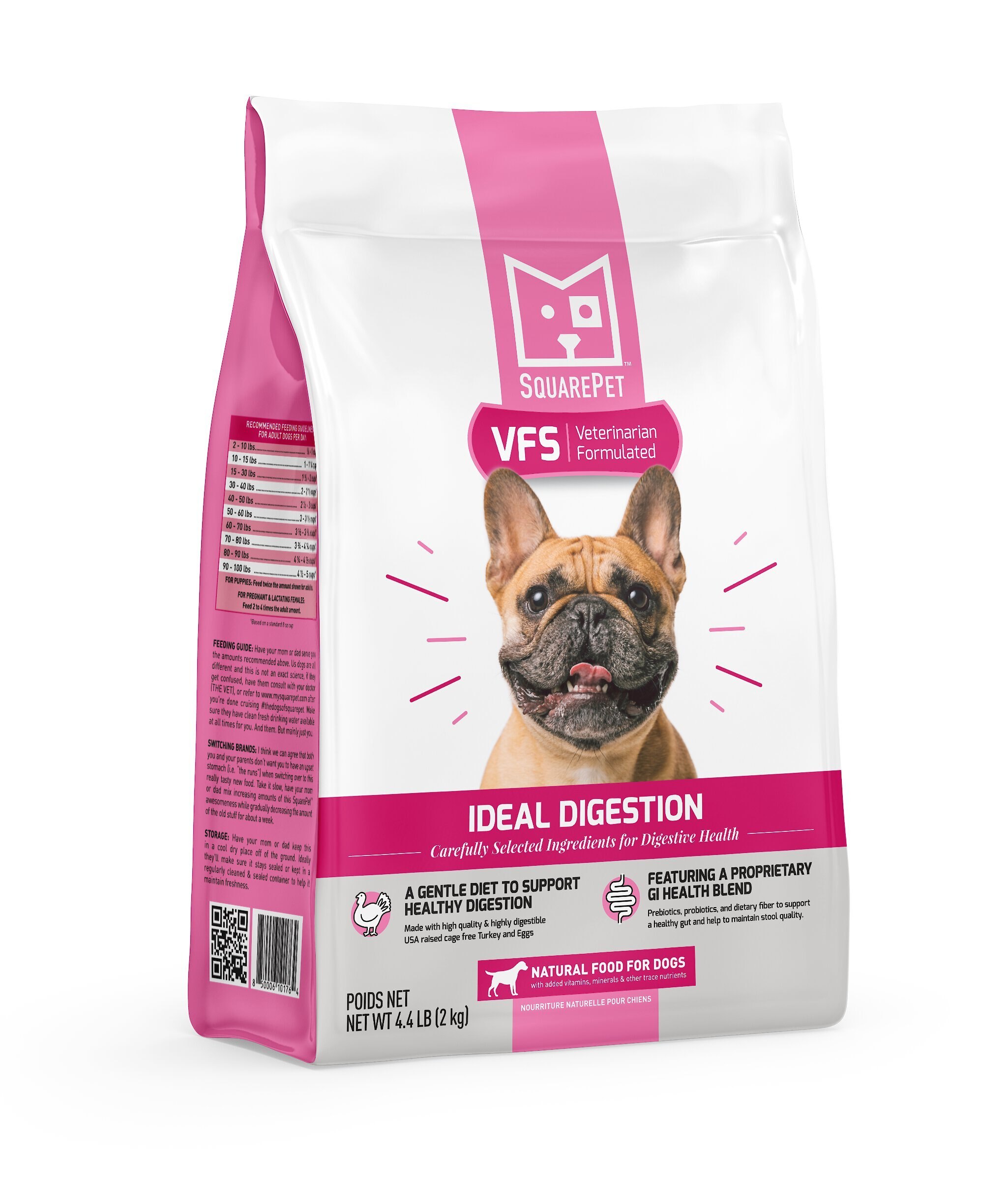 Questions and Answers about SQUAREPET VFS Ideal Digestion Dry Dog Food