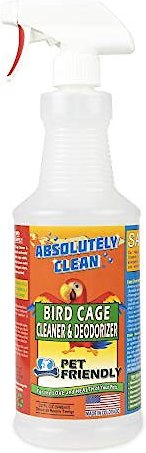 ABSOLUTELY CLEAN Bird Cage Cleaner & Deodorizer, 32-oz bottle - Chewy.com