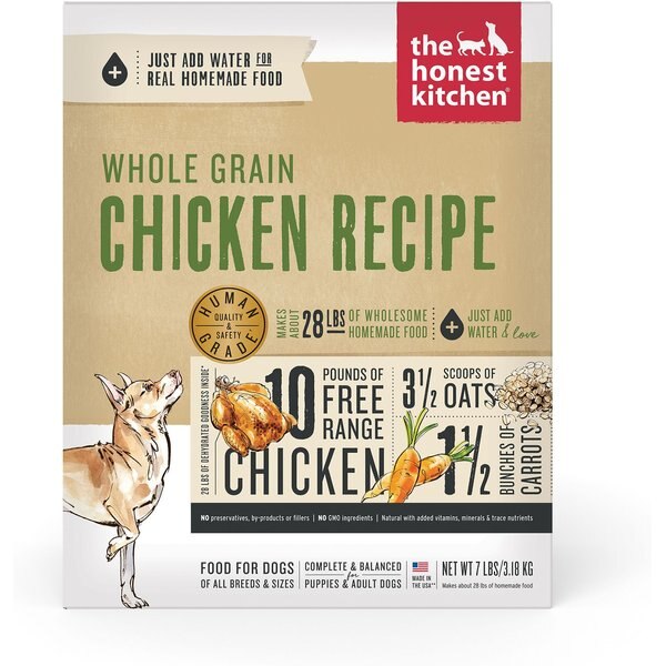 THE HONEST KITCHEN Food Clusters Whole Grain Chicken & Oat Recipe Small ...
