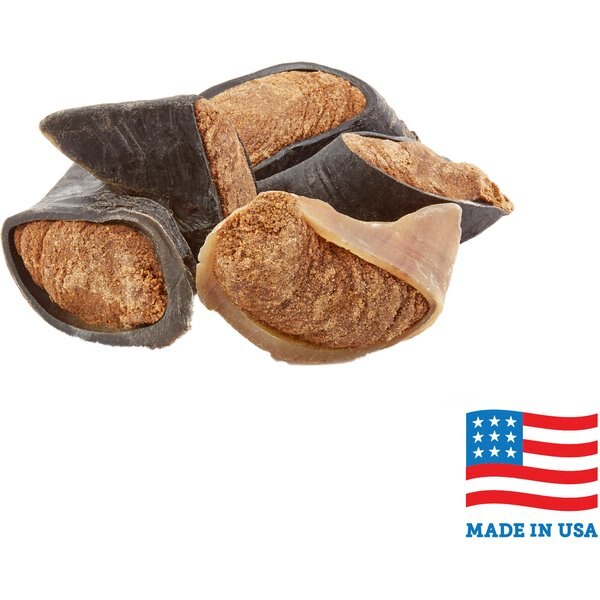 TOP DOG CHEWS Buffalo Beef Cheek Rolls Dog Treat, 5 count, 5 - 6 inches ...