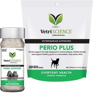 VETRISCIENCE Perio Plus Dog Dental Chews, 30 count - Chewy.com