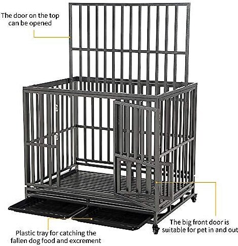 Temporarily Unavailable - SMONTER Heavy Duty Strong Metal I Shape Dog ...