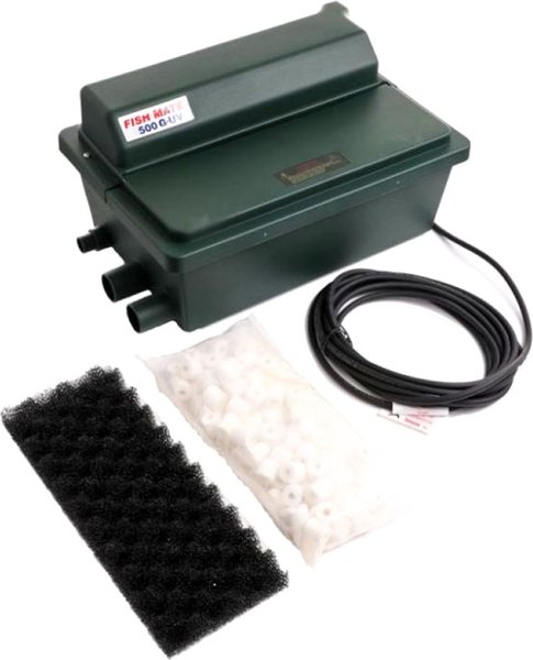 FISH MATE Compact GUV Gravity Pond Filter, 250 GPH - Chewy.com