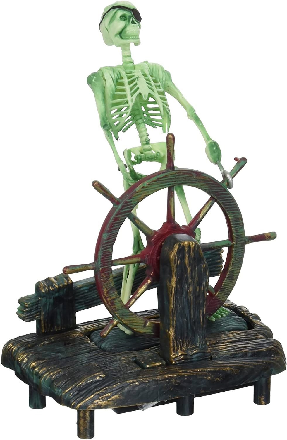 PENN-PLAX Skeleton Wheel Aquarium Ornament - Chewy.com