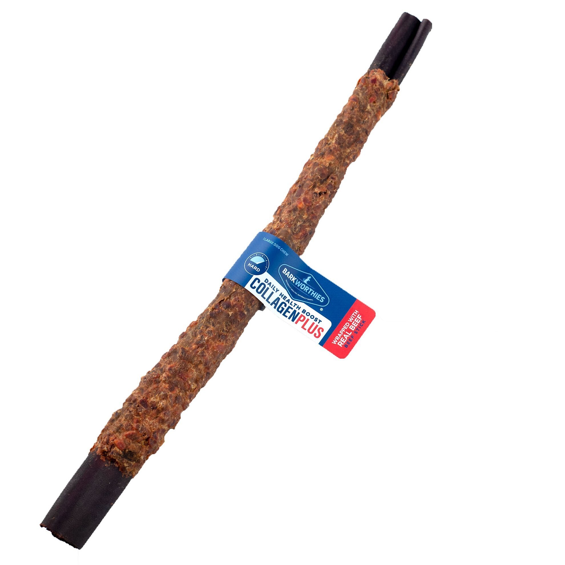 Questions and Answers about BARKWORTHIES 12-inch Collagen Beef Dog Bone