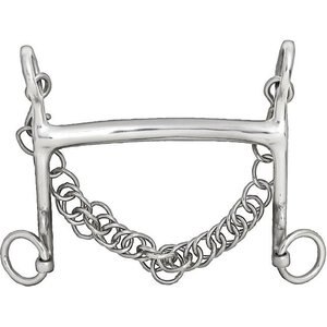 HORZE EQUESTRIAN Mullen Mouth Weymouth Horse Bit, 5.25 - Chewy.com
