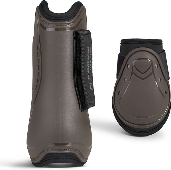 HORZE EQUESTRIAN Armour Airflow Tendon & Fetlock Horse Boot Set, Brown, Horse - Chewy.com