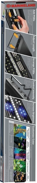 MARINELAND LED Advanced Aquarium Track Light, 24-36-in - Chewy.com