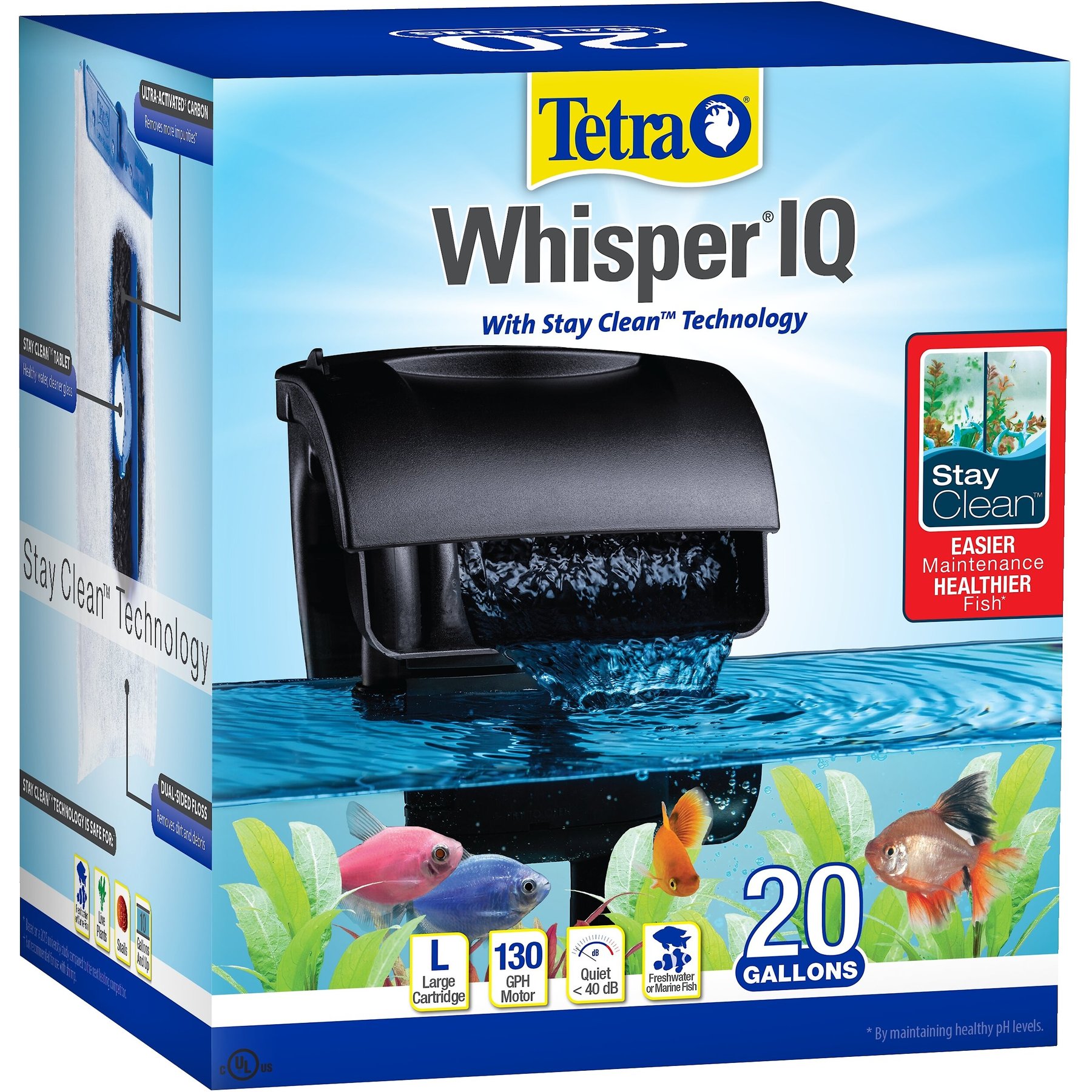 TETRA Whisper Aquarium Filter, 20-gal - Chewy.com