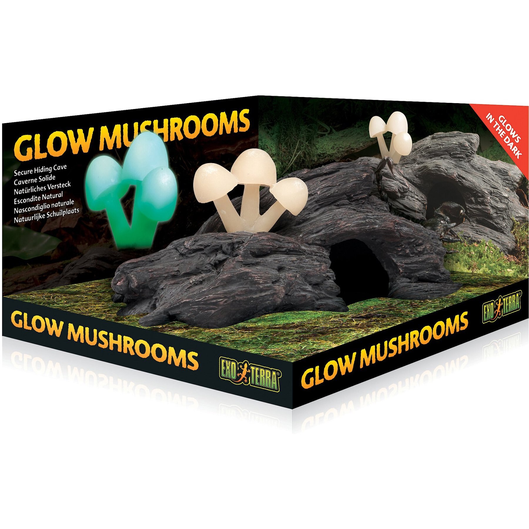 EXO TERRA Glo Mushrooms Reptile Hideout - Chewy.com