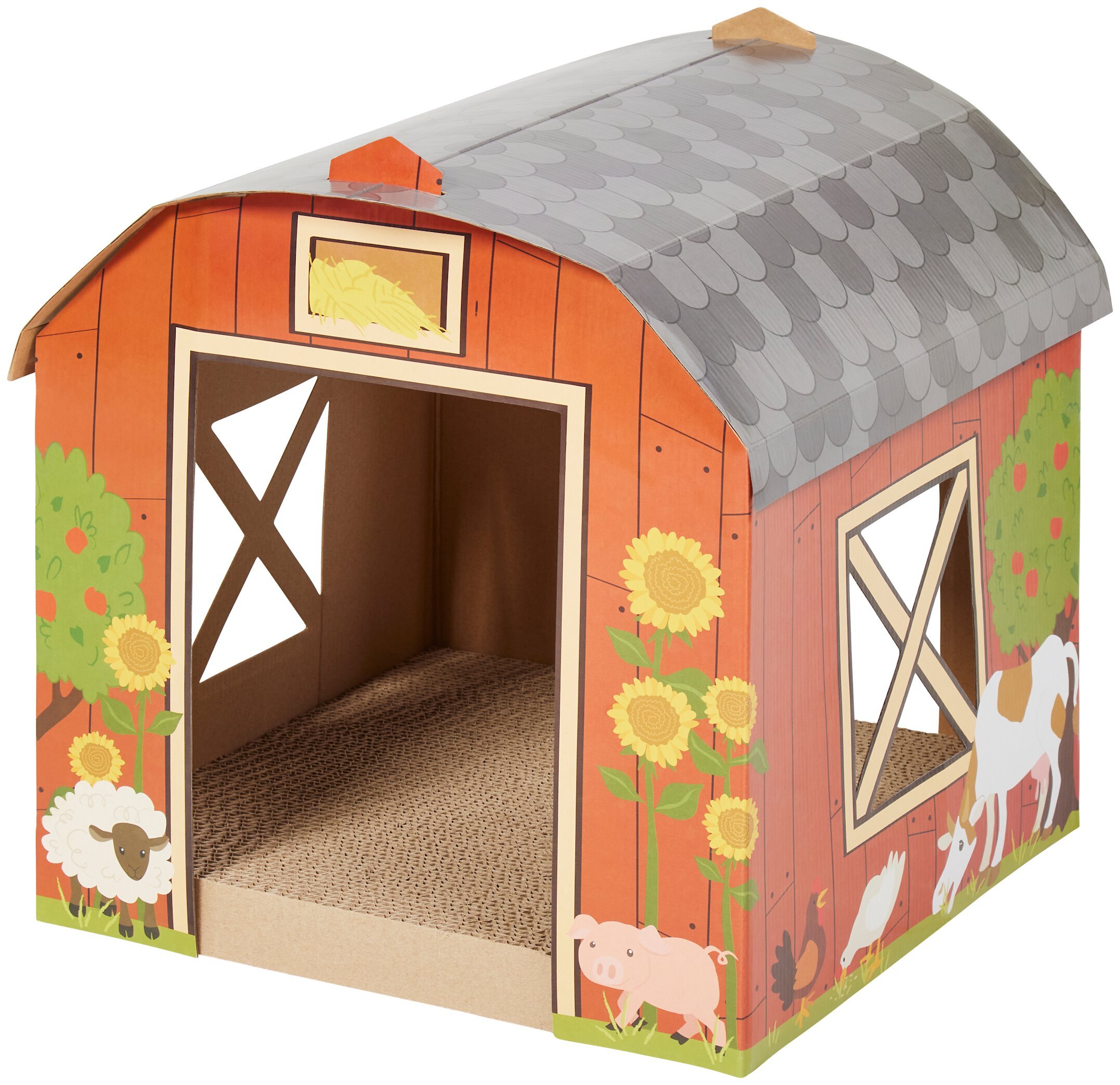 Questions and Answers about FRISCO Barn Cardboard Cat House