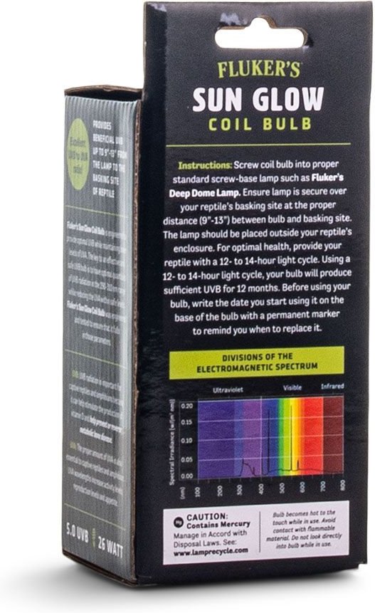 FLUKER'S Sun Glow Coil Tropical Reptile Bulb, 26-watt - Chewy.com