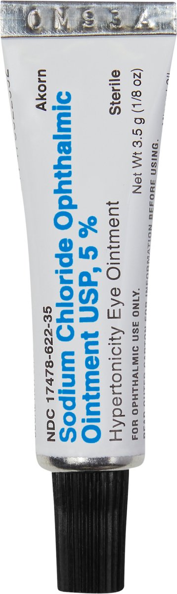 SODIUM CHLORIDE (Generic) Ophthalmic Ointment, 5%, 3.5 gm - Chewy.com