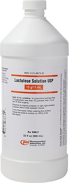LACTULOSE (Generic) Oral Solution, 10g/15mL, 32-oz - Chewy.com