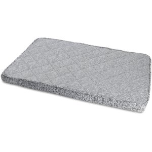 MIDWEST QuietTime Geo Print & Fleece Reversible Dog Crate Mat, Gray, X ...