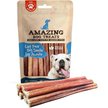 AMAZING DOG TREATS 6-inch Small Thin Bully Sticks Dog Treats, 12 count ...