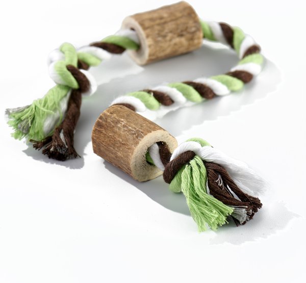 BUCK BONE ORGANICS Antler Rope Dog Toy, Medium - Chewy.com