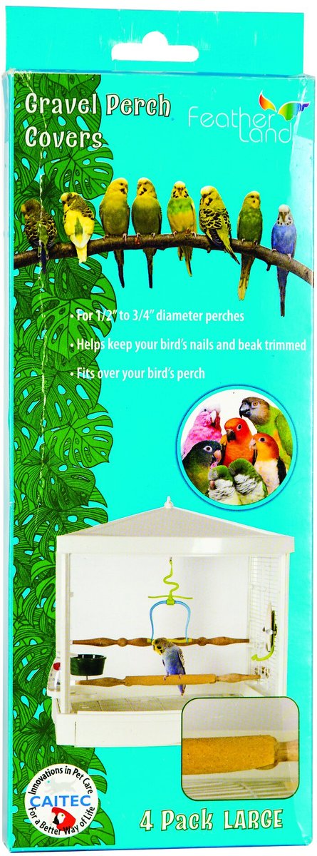 CAITEC Featherland Paradise Sand Perch Cover Bird Toy, Large - Chewy.com