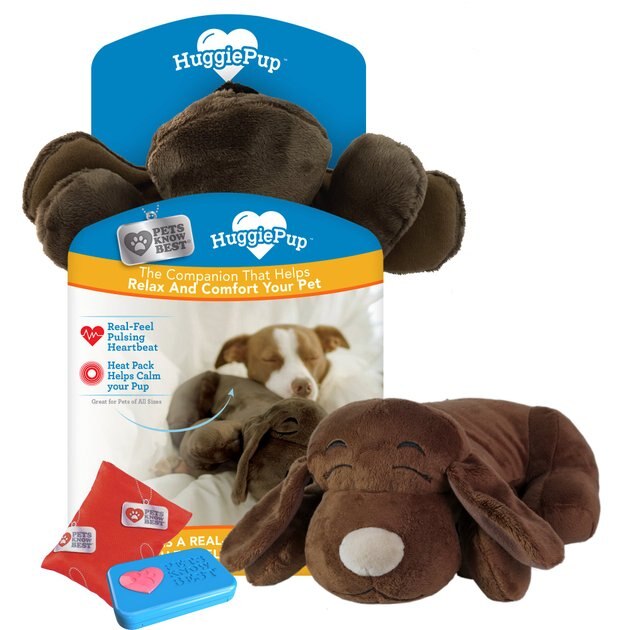 PETS KNOW BEST HuggiePup Plush Dog Toy, Chocolate - Chewy.com