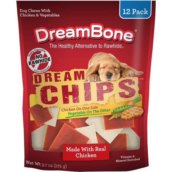 DREAMBONE Triple Flavor Dumbbells Chicken Flavor Dog Treats, 10 count ...