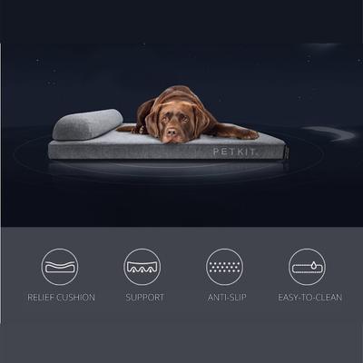 Discontinued - PETKIT Deep Sleep Memory Foam Bolster Cat & Dog Bed ...