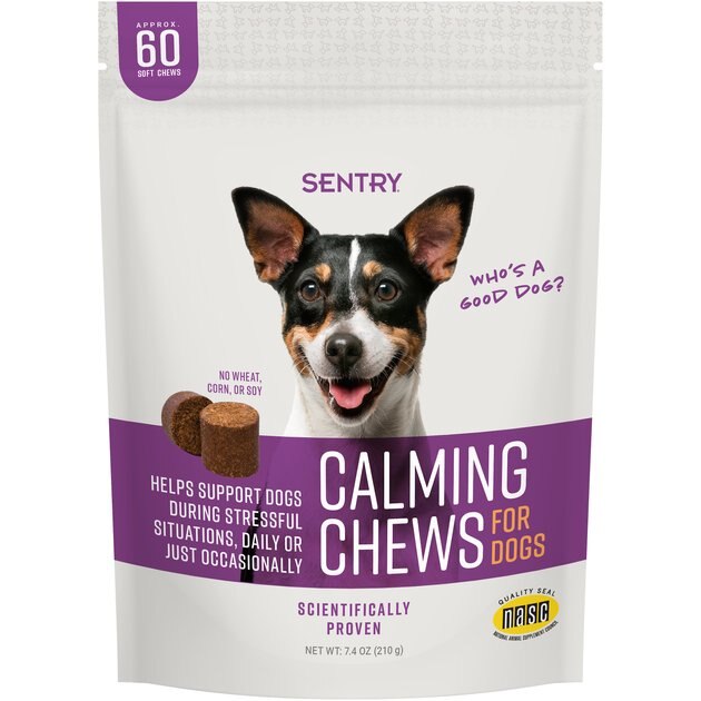 SENTRY Good Behavior Chicken Flavored Soft Chew Calming Supplement for ...