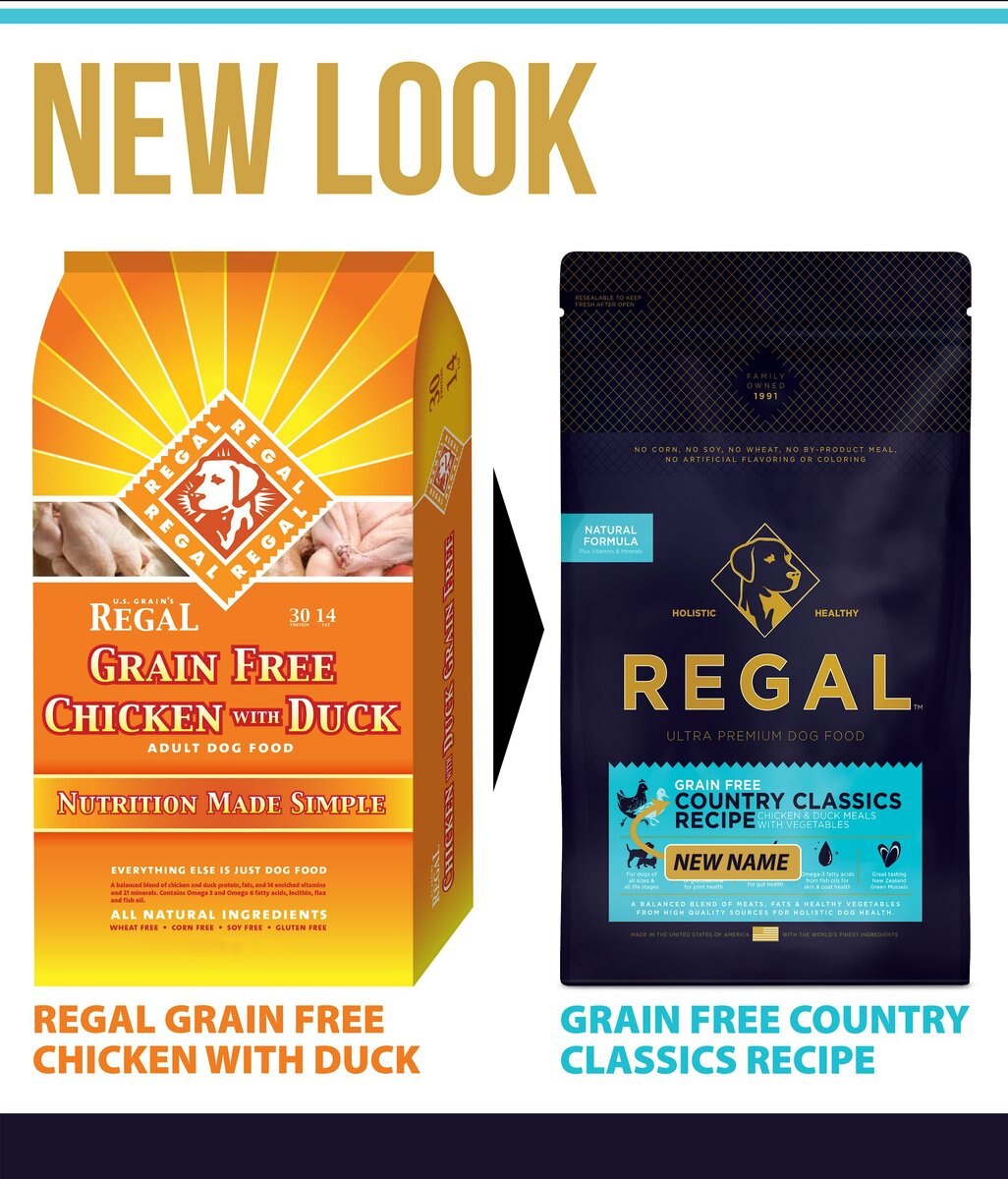 REGAL PET FOODS Country Classics Recipe Grain-Free Chicken & Duck Meals ...