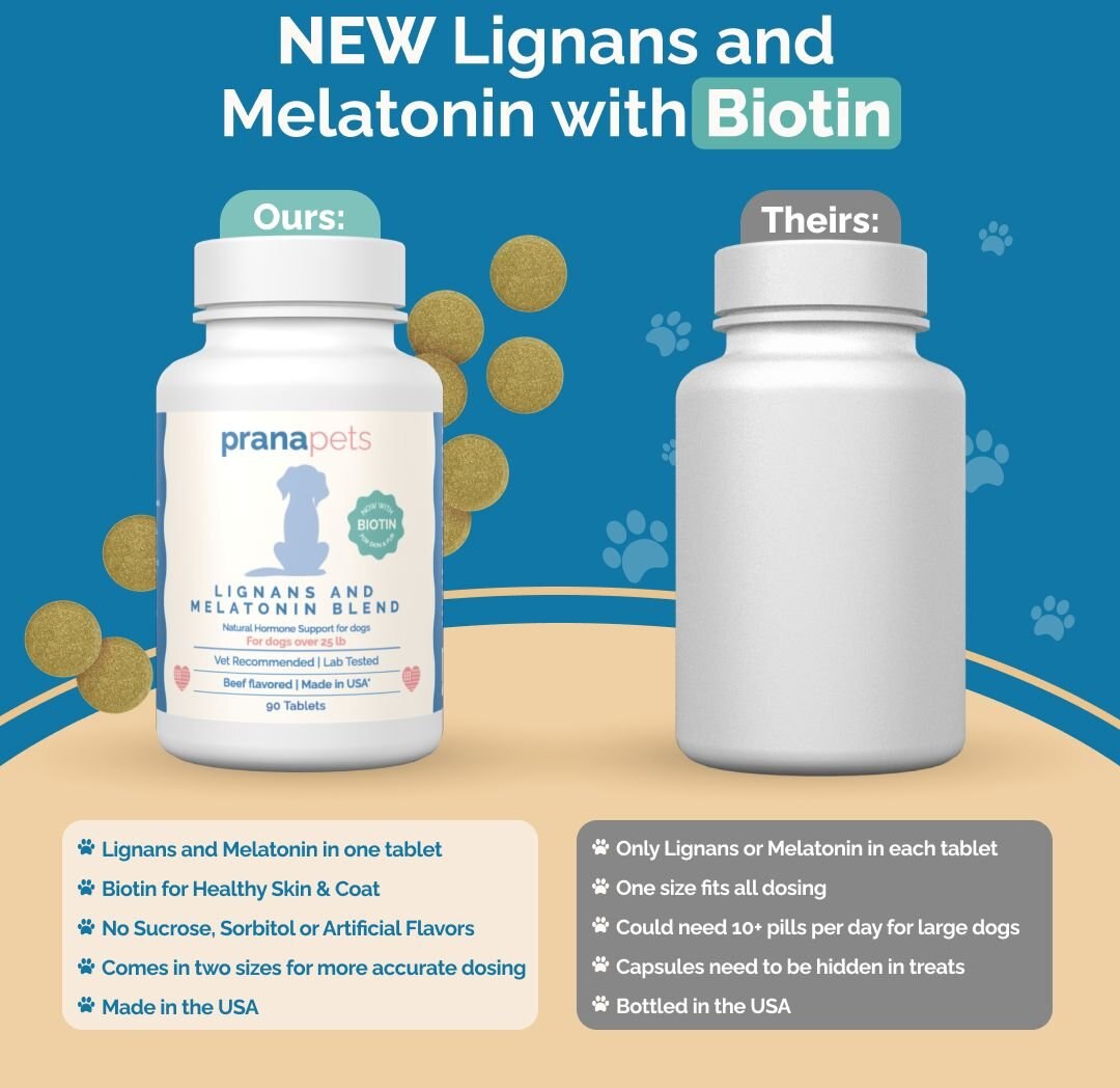 Out of Stock - PRANA PETS Lignans & Melatonin with Biotin for Cushing's ...