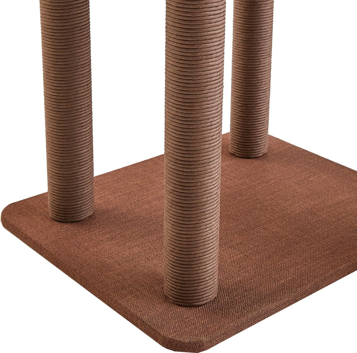TWO BY TWO The Redwood 53-in Cat Tree & Condo, Beige/Brown - Chewy.com
