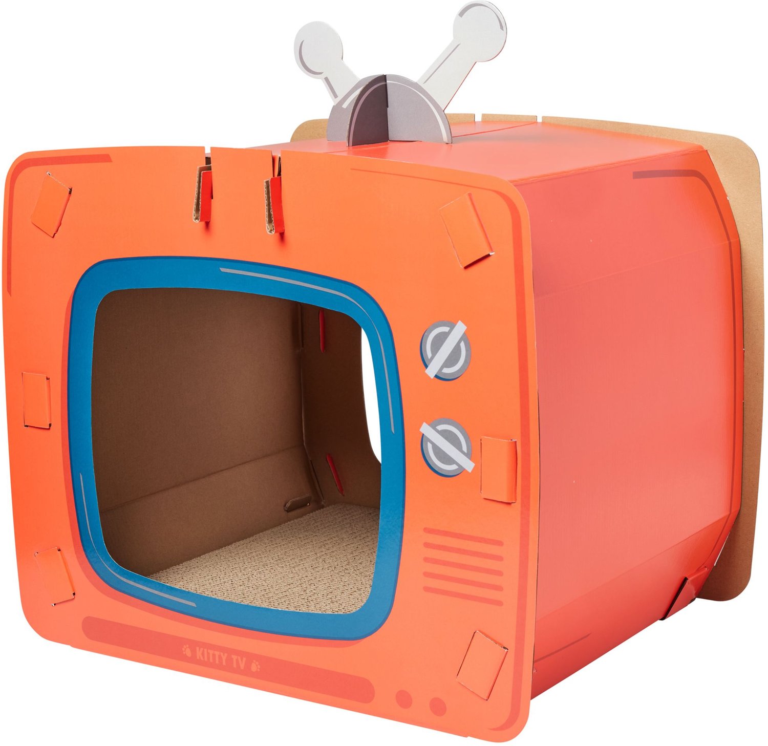 FRISCO TV Set Cardboard Cat House - Chewy.com