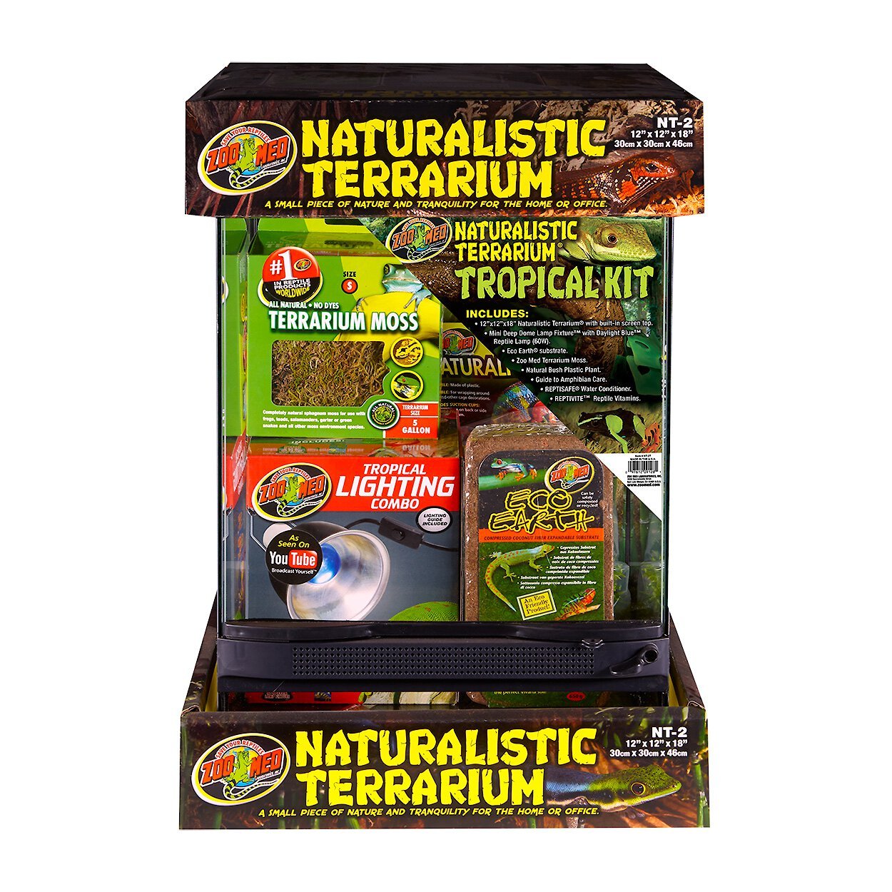 Questions and Answers about ZOO MED Naturalistic Terrarium Tropical Kit