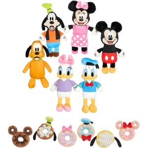 DISNEY Mickey & Friends Donuts Plush Cat Toy with Catnip, 6 count ...