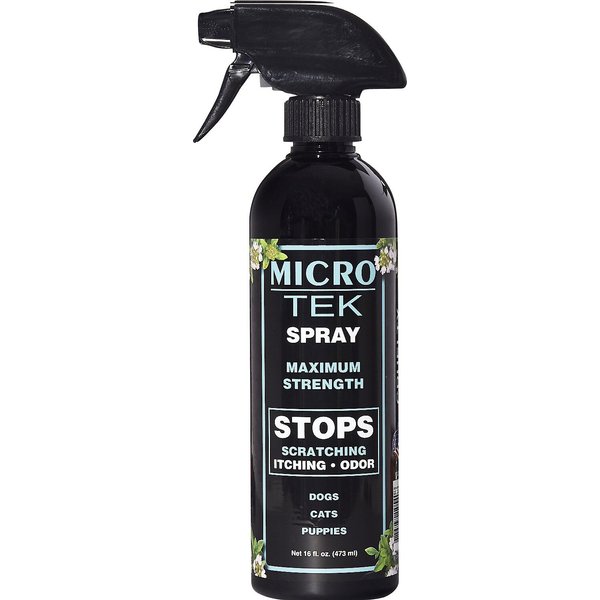 EQYSS GROOMING PRODUCTS Micro-Tek Dog & Cat Spray, 16-fl oz bottle, 2 ...
