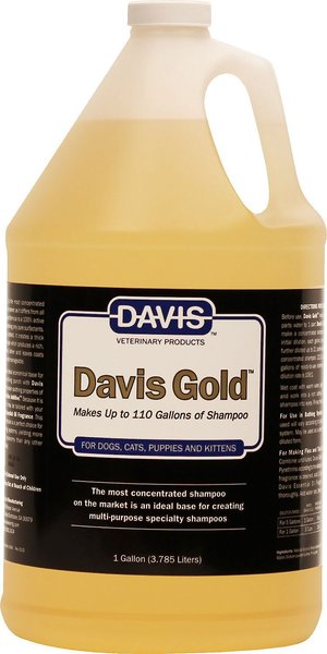 DAVIS Gold Dog & Cat Shampoo, 1-gallon, 2 count - Chewy.com