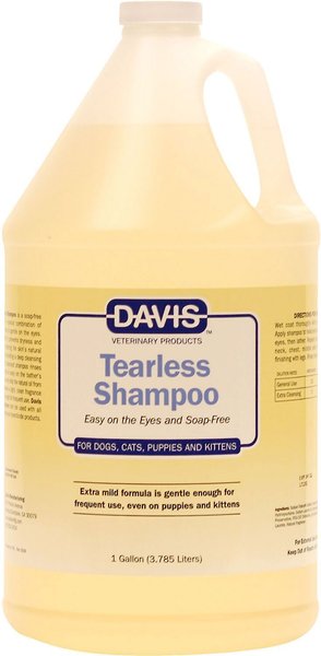 DAVIS Tearless Dog & Cat Shampoo, 1-gallon, 2 count - Chewy.com