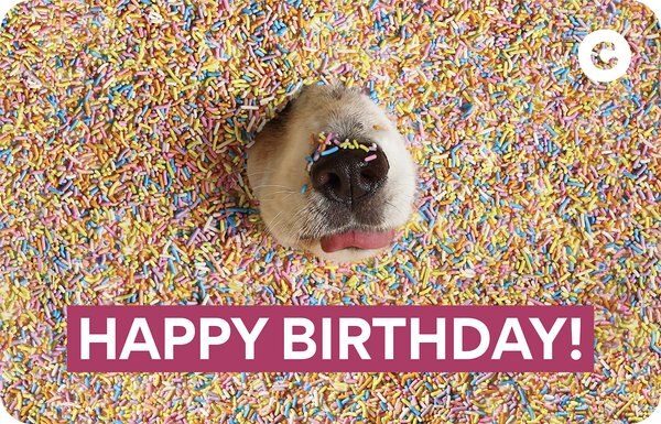 CHEWY eGift Card, Birthday Sprinkles, $50 - Chewy.com