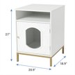 FRISCO Elevated Side Table Litter Box Cover - Chewy.com