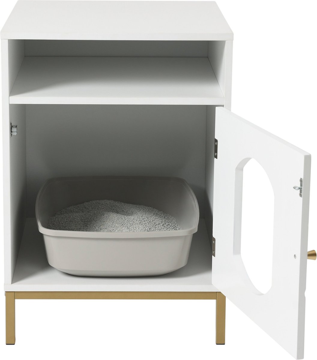 FRISCO Elevated Side Table Litter Box Cover - Chewy.com