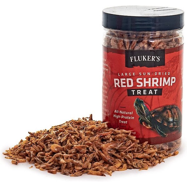 ZOO MED Large Sun-Dried Red Shrimp Turtle Treats, 5-oz jar - Chewy.com