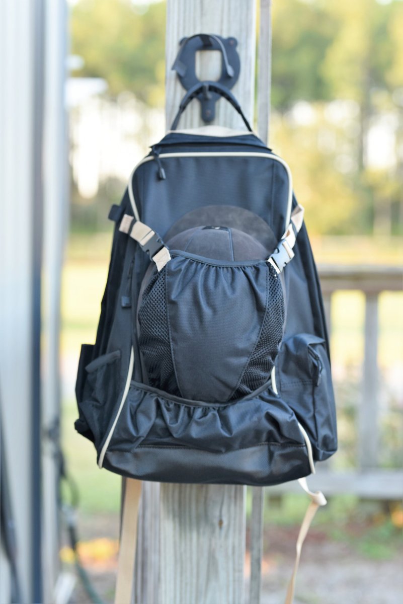 HUNTLEY EQUESTRIAN Horse Riding Helmet & Boot Backpack, Black - Chewy.com