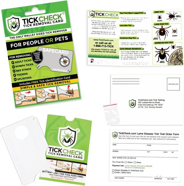 TICKCHECK Wallet Sized Tick Removal Card - Chewy.com