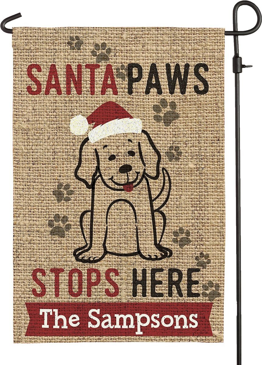 CUSTOM PERSONALIZATION SOLUTIONS Santa Paws Stops Here Personalized ...