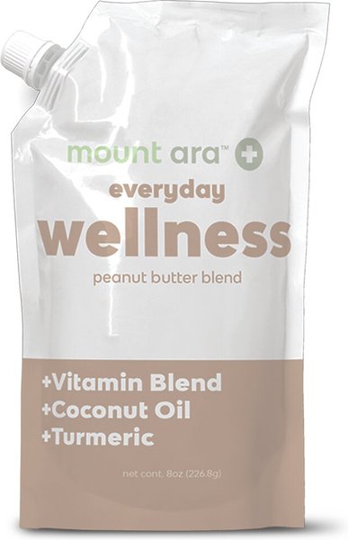 MOUNT ARA Everyday Wellness Peanut Butter Dog Treats, 8-oz, case of 2 ...